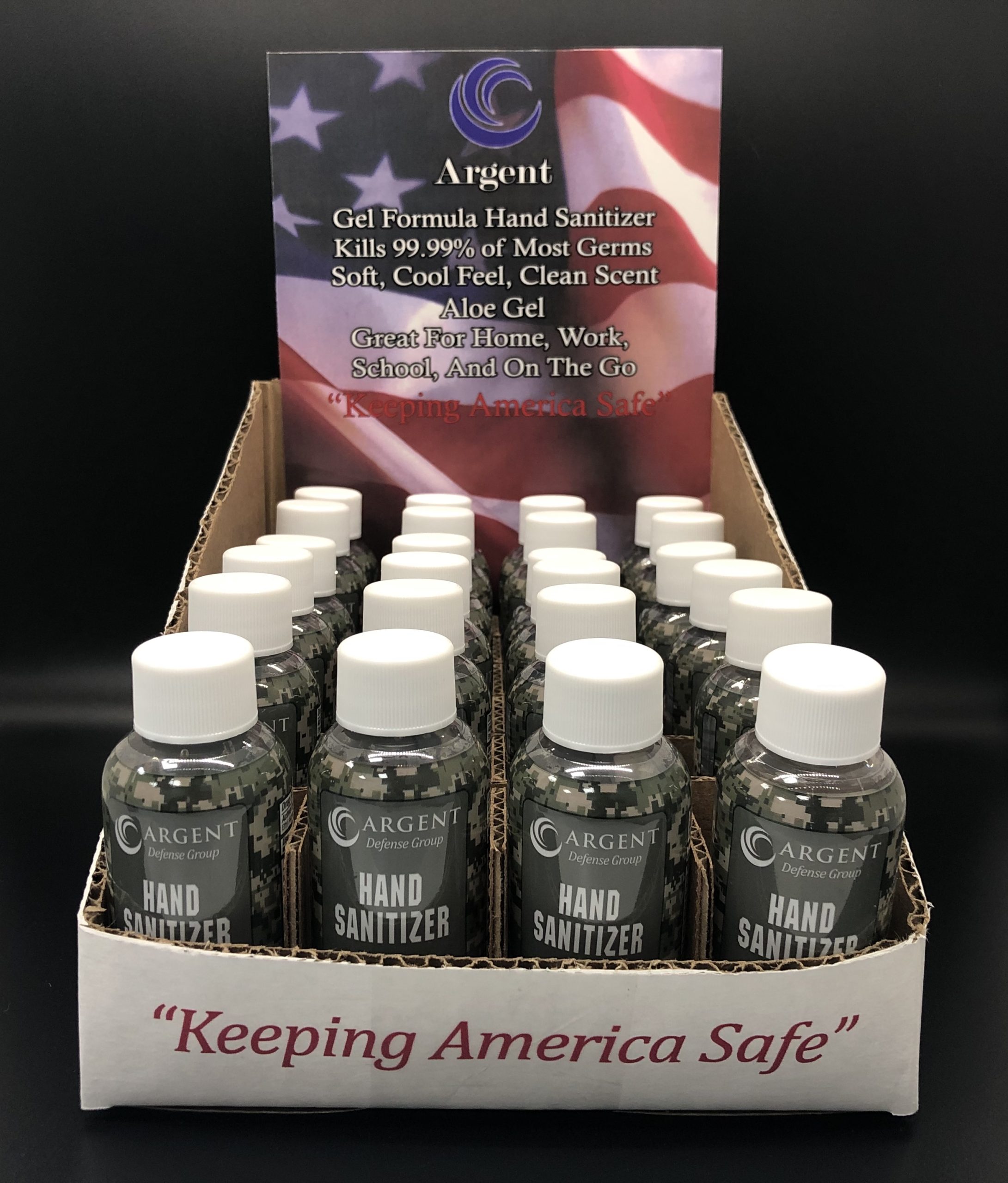 Argent Hand Sanitizer 2oz Keep America Safe - Argent World Services
